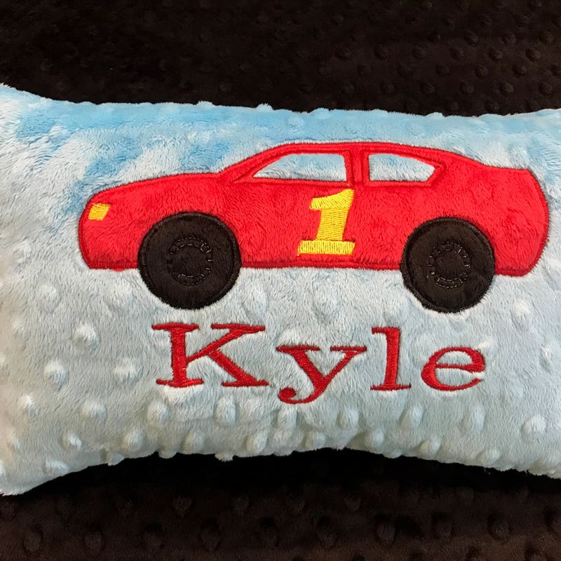 Custom Race Car Pillow - Etsy
