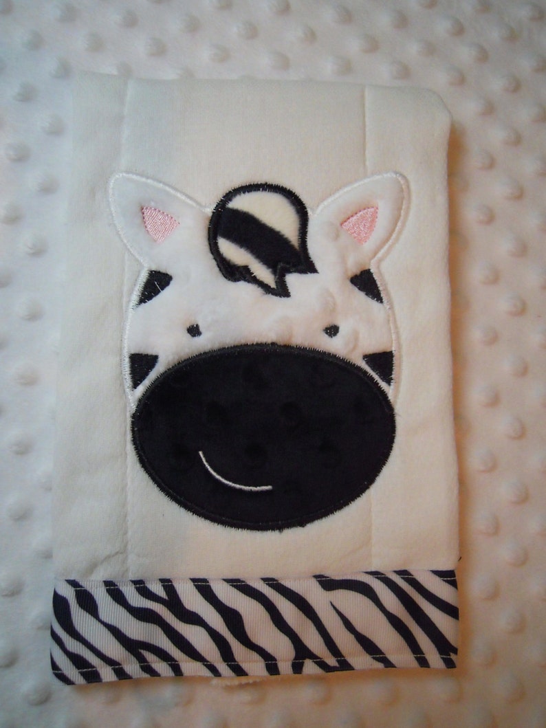 Zebra Burp Cloth/zebra/zoo/zoo Animals/zoo Baby Shower/zoo Nursery - Etsy