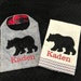 Bear Bib and Burp Set/bear/bear Bib/bear Burp Cloth/woodland - Etsy