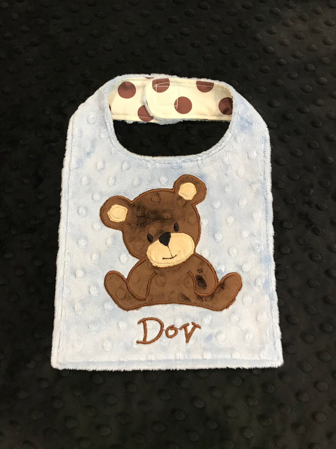 BEAR BIB/TEDDY Bear Bib/gender Neutral Bib/teddy Bear/girls Bear Bib ...
