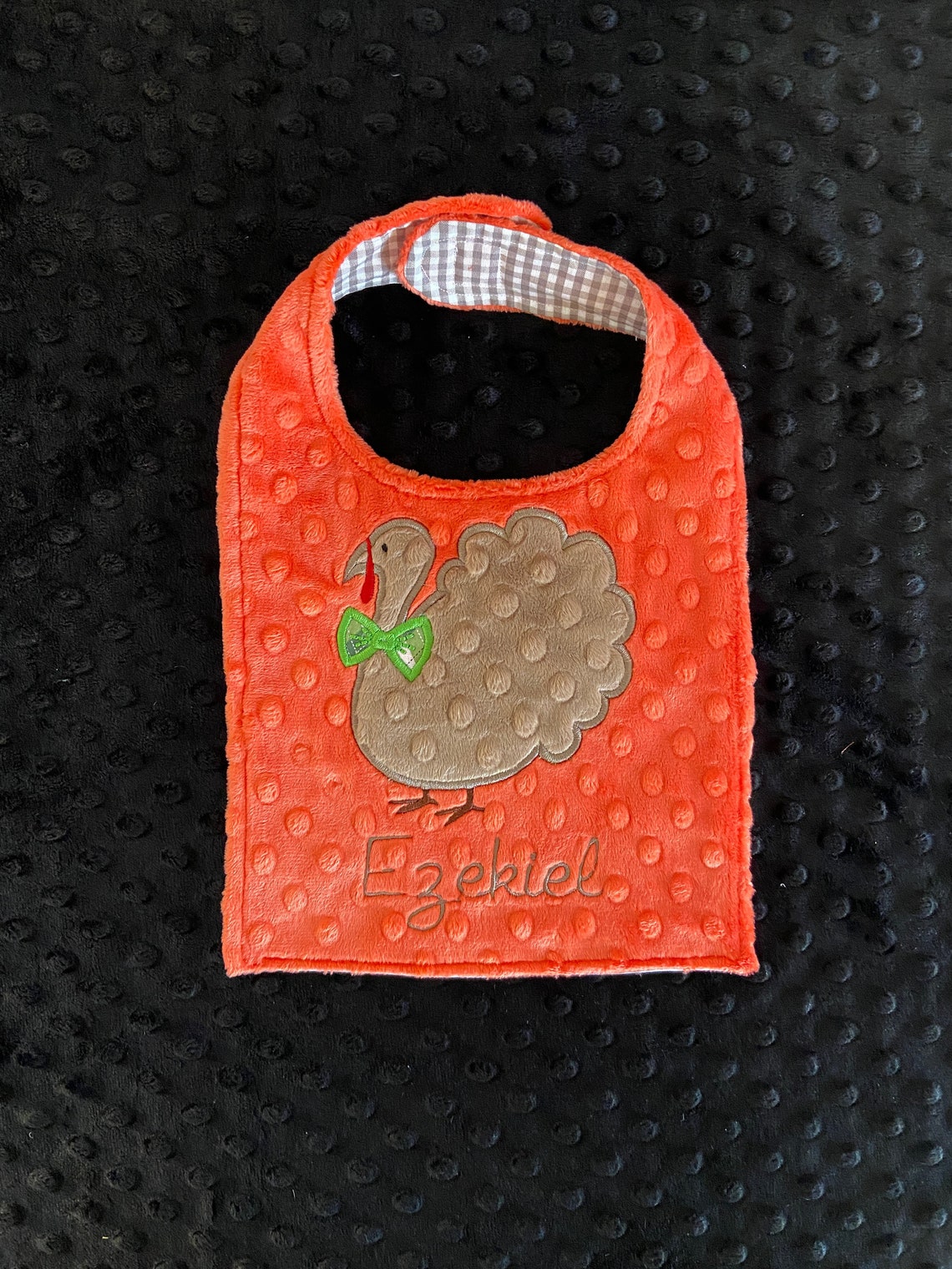 Turkey Bib/Thanksgiving bib/holiday bib/boys turkey bib/baby | Etsy