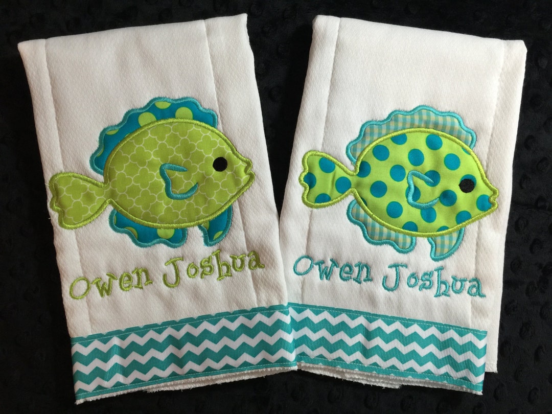 FISH BURP Cloth/fish/fish Nursery/nautical/nautical Nursery/boys ...