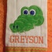 Gator Burp Cloth/alligator Burp Cloth/florida Gator Burp Cloth/florida ...