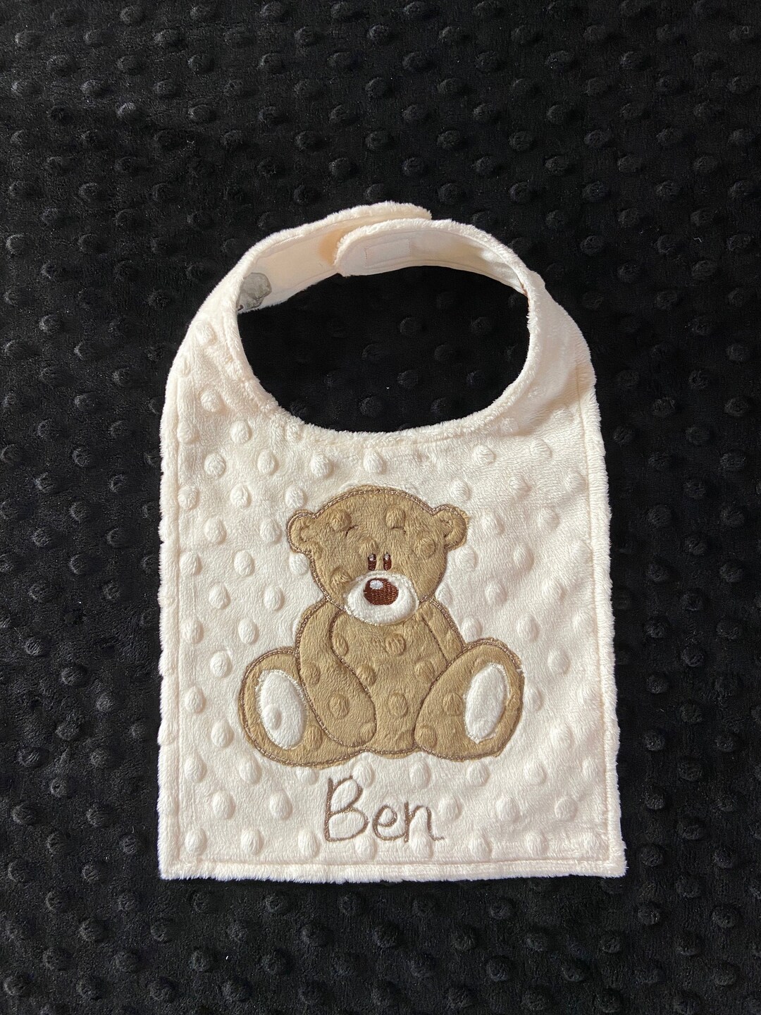 BEAR BIB/TEDDY Bear Bib/gender Neutral Bib/teddy Bear/girls Bear Bib ...