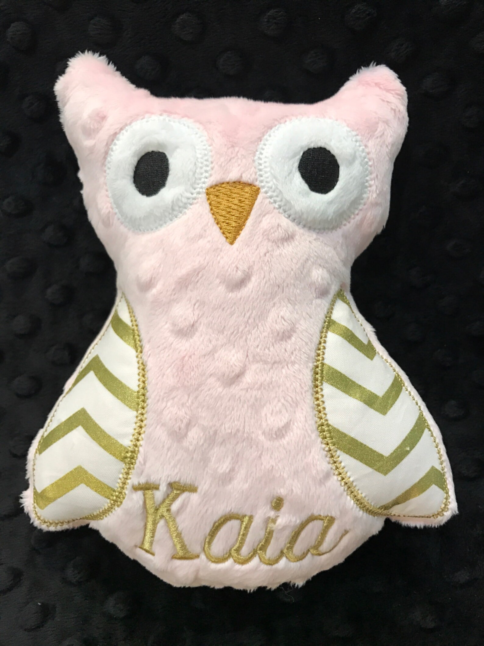 OWL/OWL Toy/pink and Gold Chevron Owl Toy/owl/owl Toy/owl | Etsy
