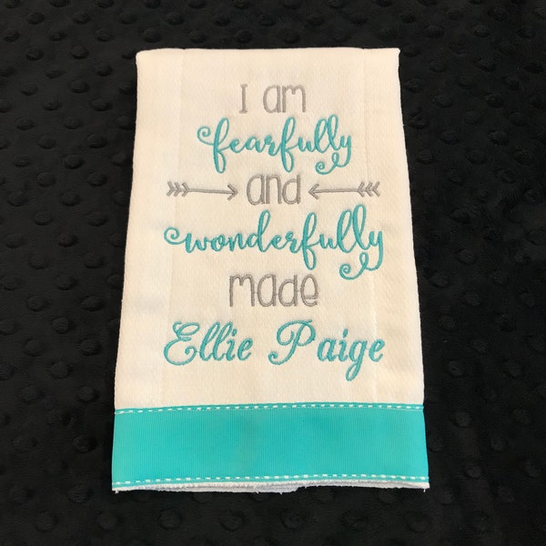 Verse Burp Cloth - Etsy