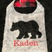 Bear Bib and Burp Set/bear/bear Bib/bear Burp Cloth/woodland - Etsy