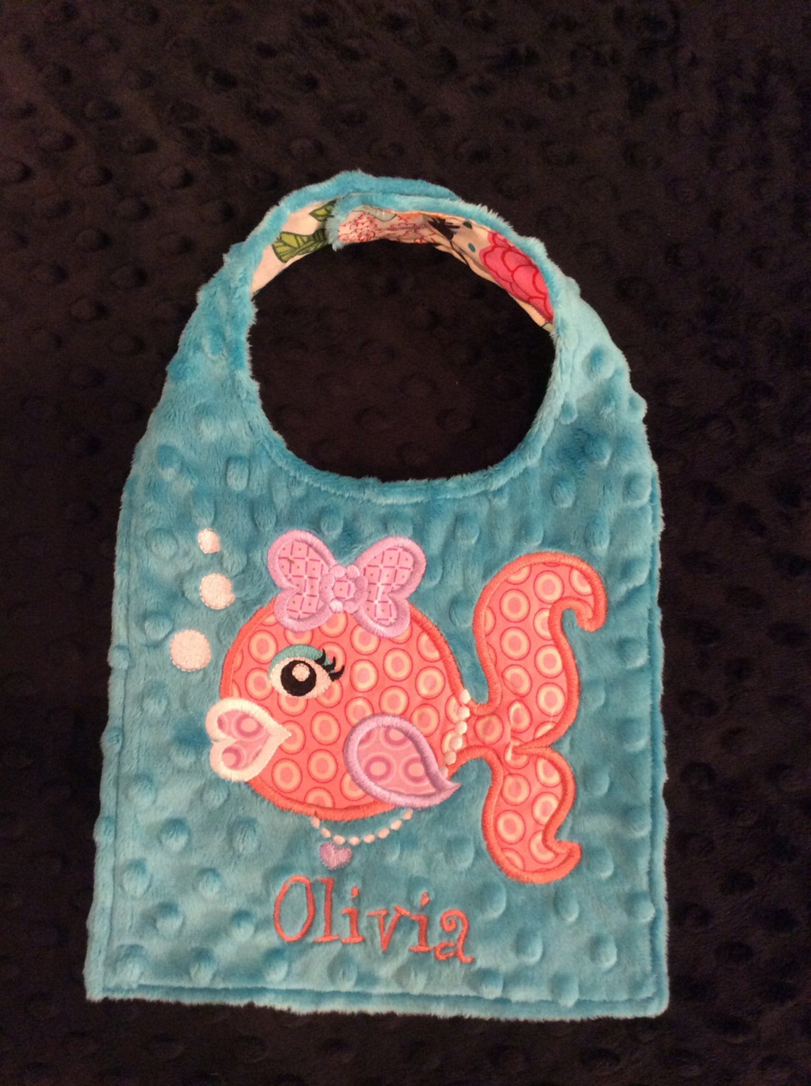 GIRLS Bib/girly Bib/fish Bib/girls Fish Bib/newborn Fish Bib/girly Fish ...