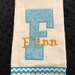Fox Bib and Burp Set/fox/fox Bib/initial Burp Cloth/fox Bib Set ...