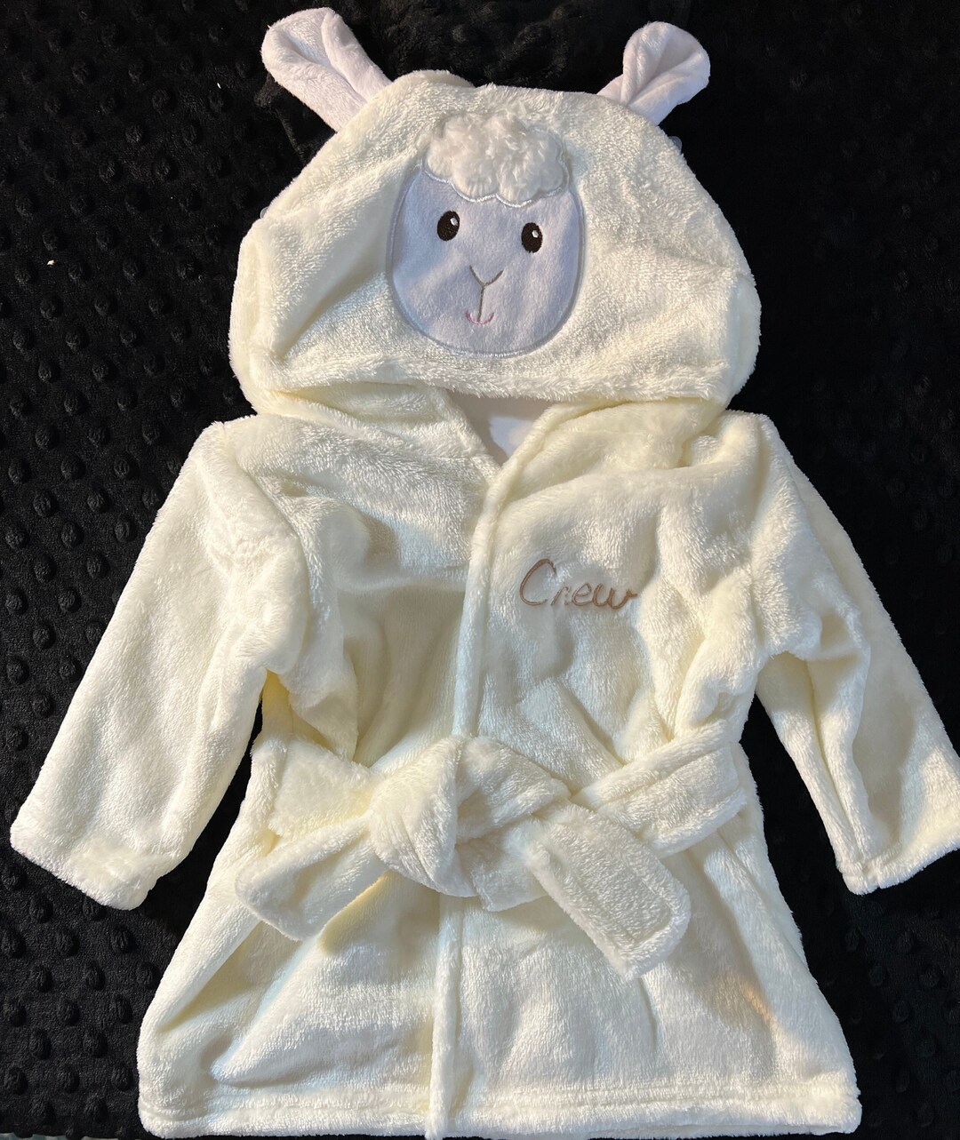 BABY Robe/lamb Bath Robe/infant Robe/spa/spa Robe/baby Spa Robe/newborn ...