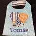 HOT AIR Balloon/burp and Bib Set/hot Air Balloon Bib/hot Air Balloon ...