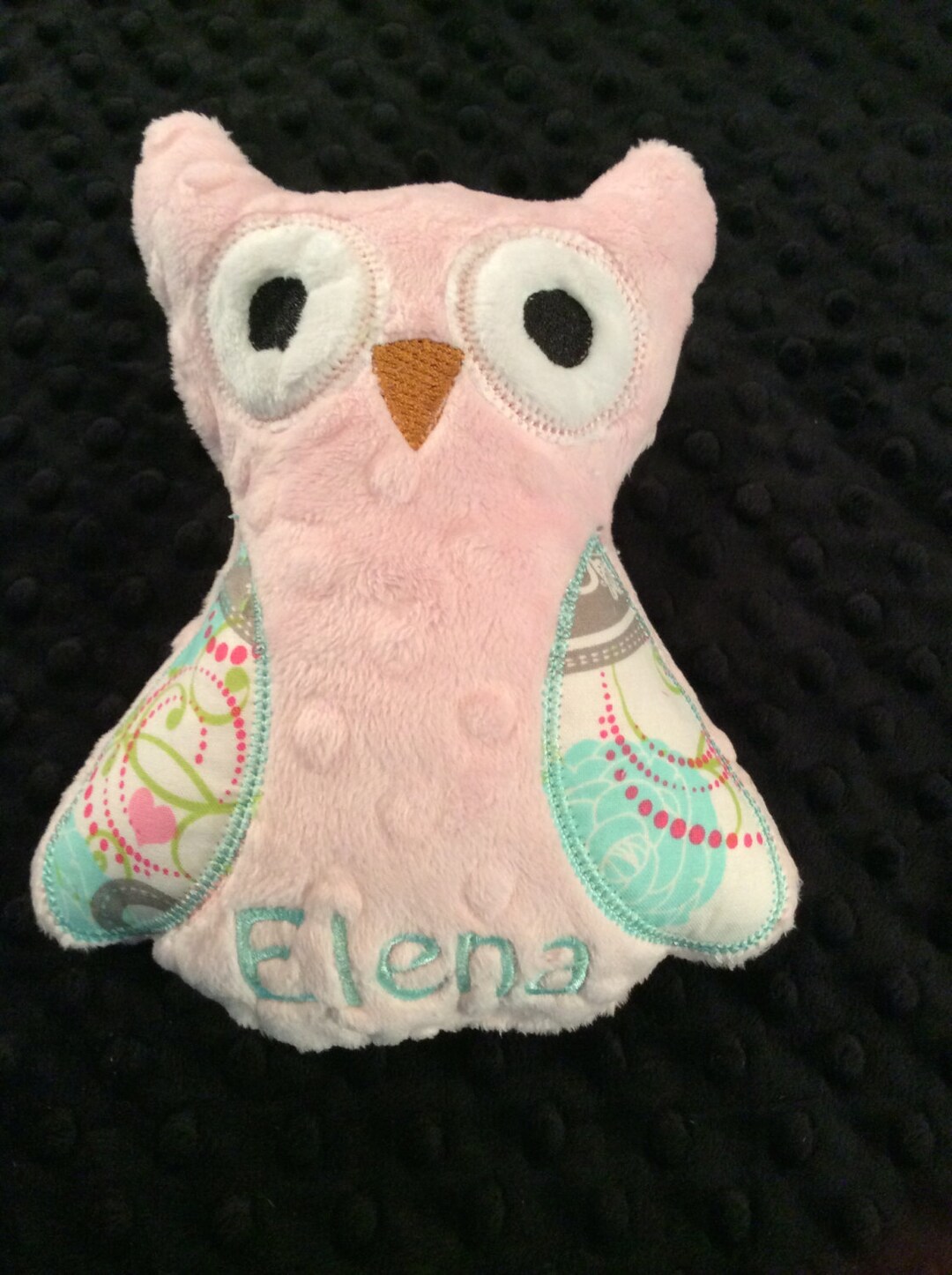 OWL/OWL Toy/baby Pink Owl,/owl/stuffed Owl/stuffed Toy/personalized Toy ...