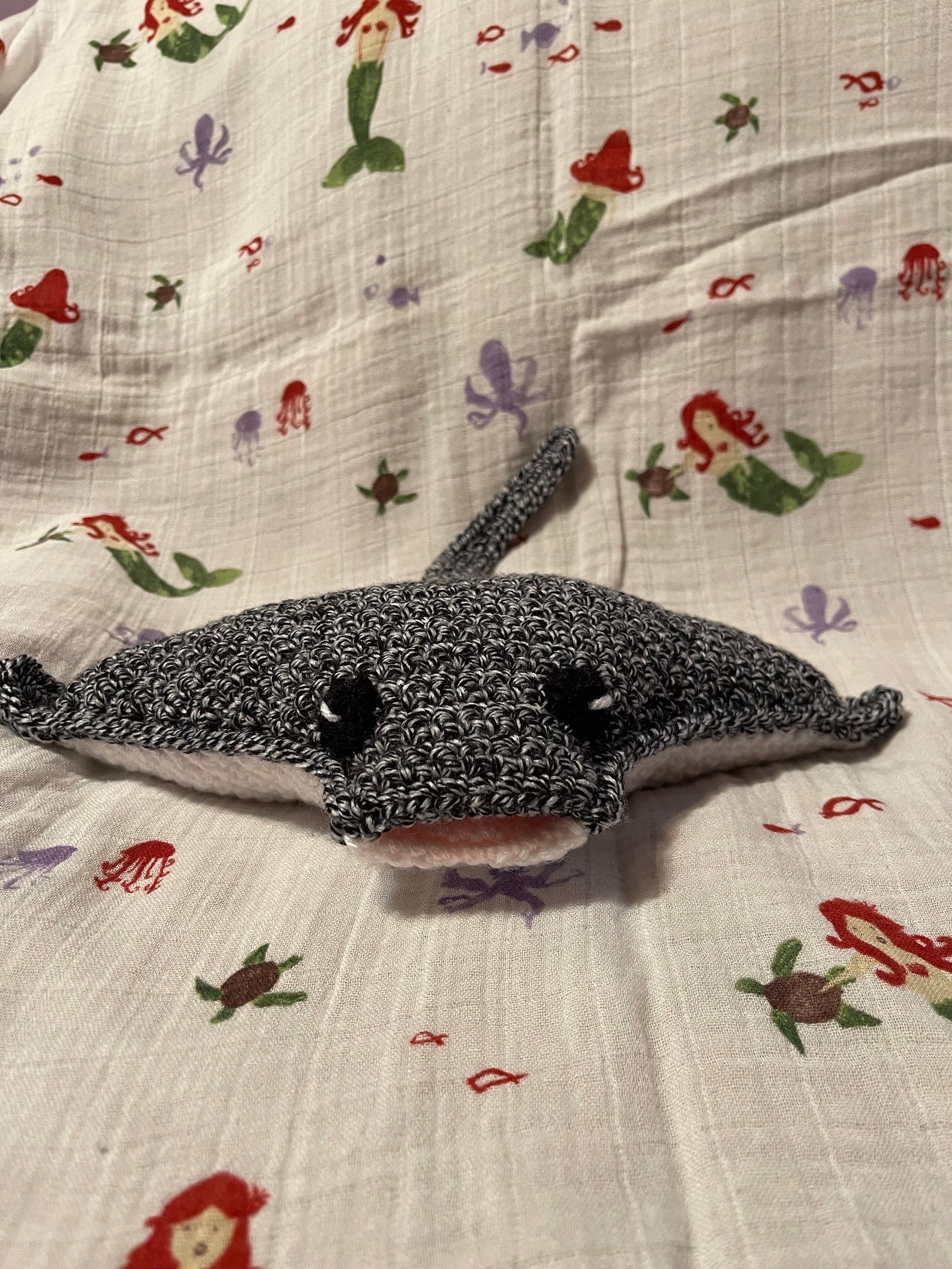 Spotted Eagle Ray Plushie Crochet - Etsy