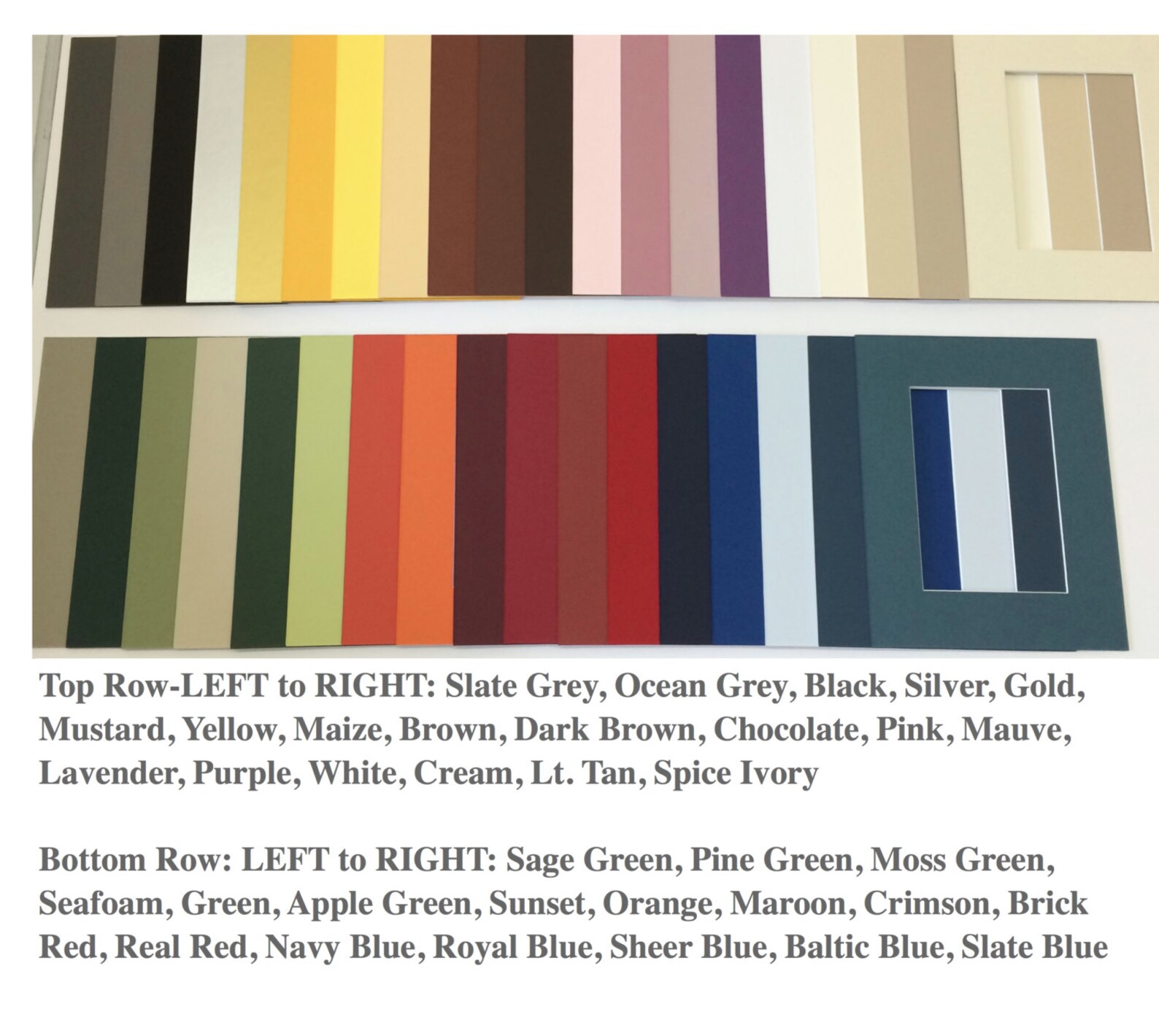 20x24 Double Picture Mats for 16x20 Pictures Over 30 Colors | Etsy