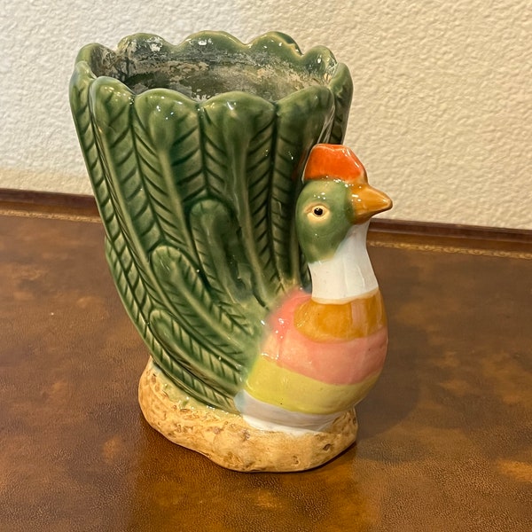 Pheasant Vase - Etsy