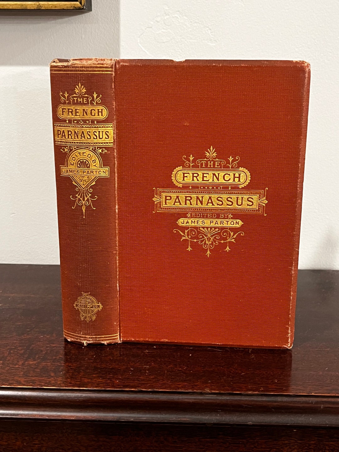 French Parnassus, French Poetry, Antique Book 1877 Poetry From A.D ...