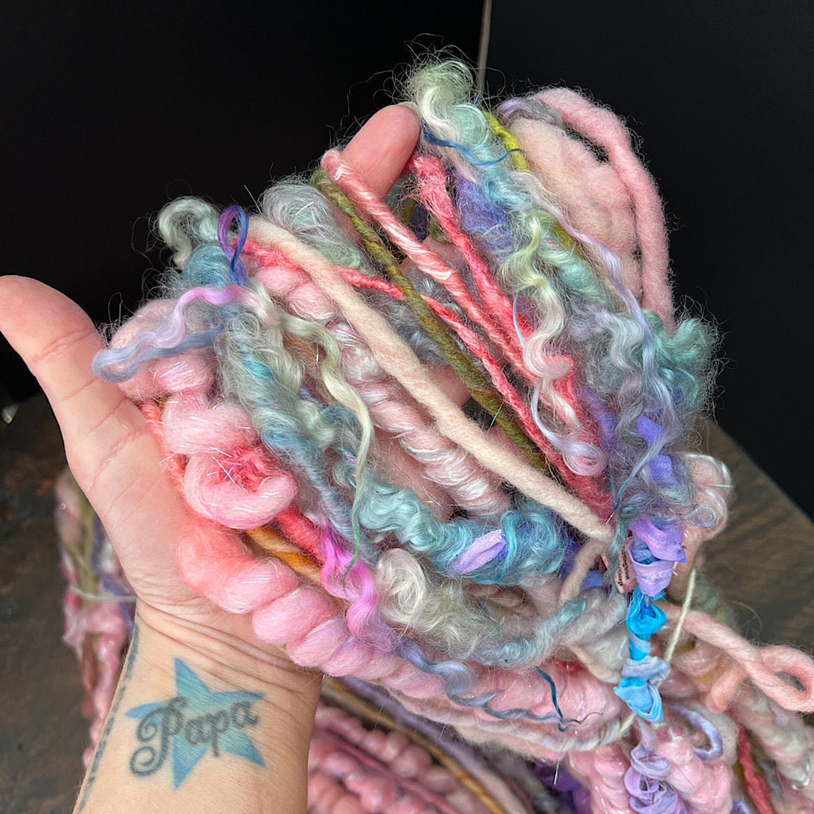 Core Spinning Art Yarn Class - Locks and Ribbons- Hand Spinning Class ...