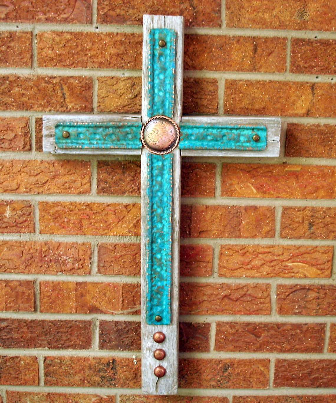 Mixed Media Cross, Mission Cross, Western Cross, Southwest Cross - Etsy