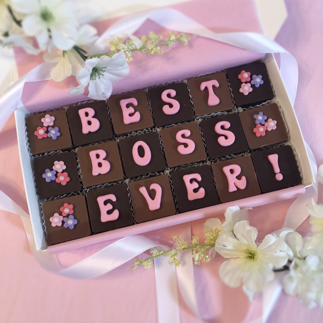 Best Boss Ever Chocolate Gift Box – Gourmet Food, Boss's Day - Etsy