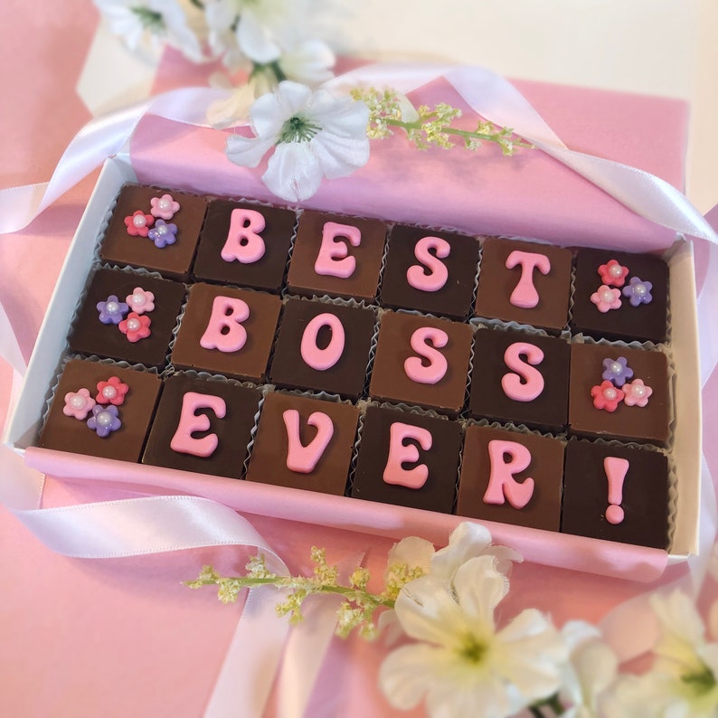 Best Boss Ever Chocolate Gift Box – Gourmet Food, Boss's Day - Etsy
