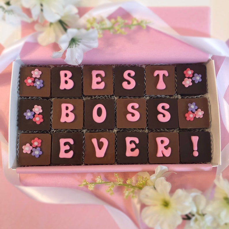 Best Boss Ever Chocolate Gift Box – Gourmet Food, Boss's Day - Etsy