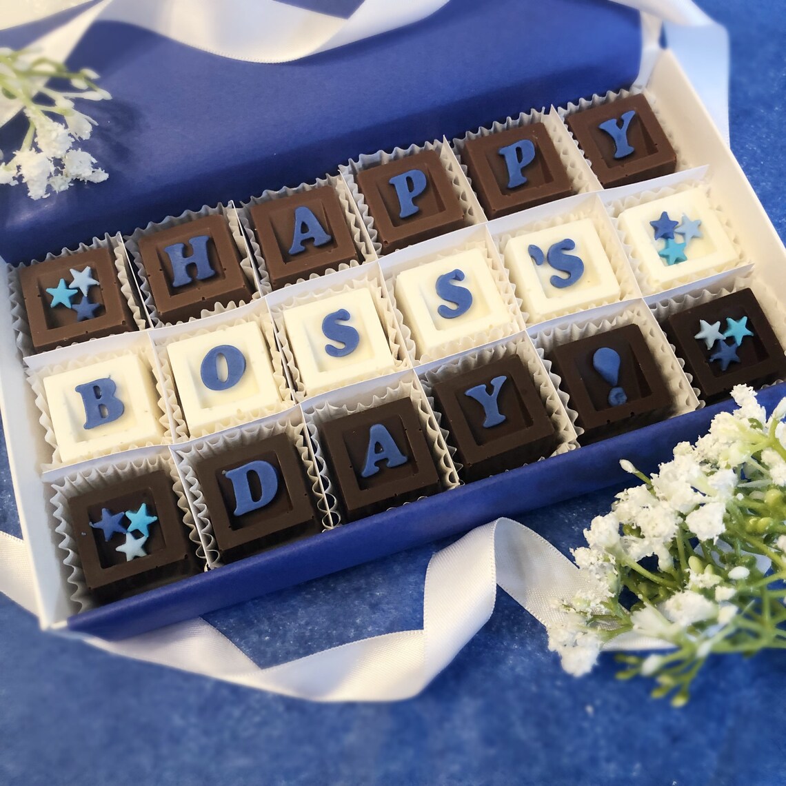 Boss's Day Chocolates Happy Boss Day Chocolates Gift - Etsy