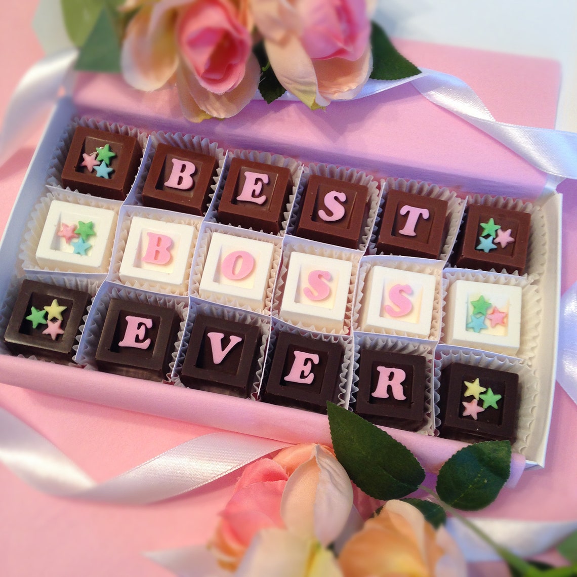 Best Boss Ever Chocolates Happy Boss's Day Chocolates - Etsy