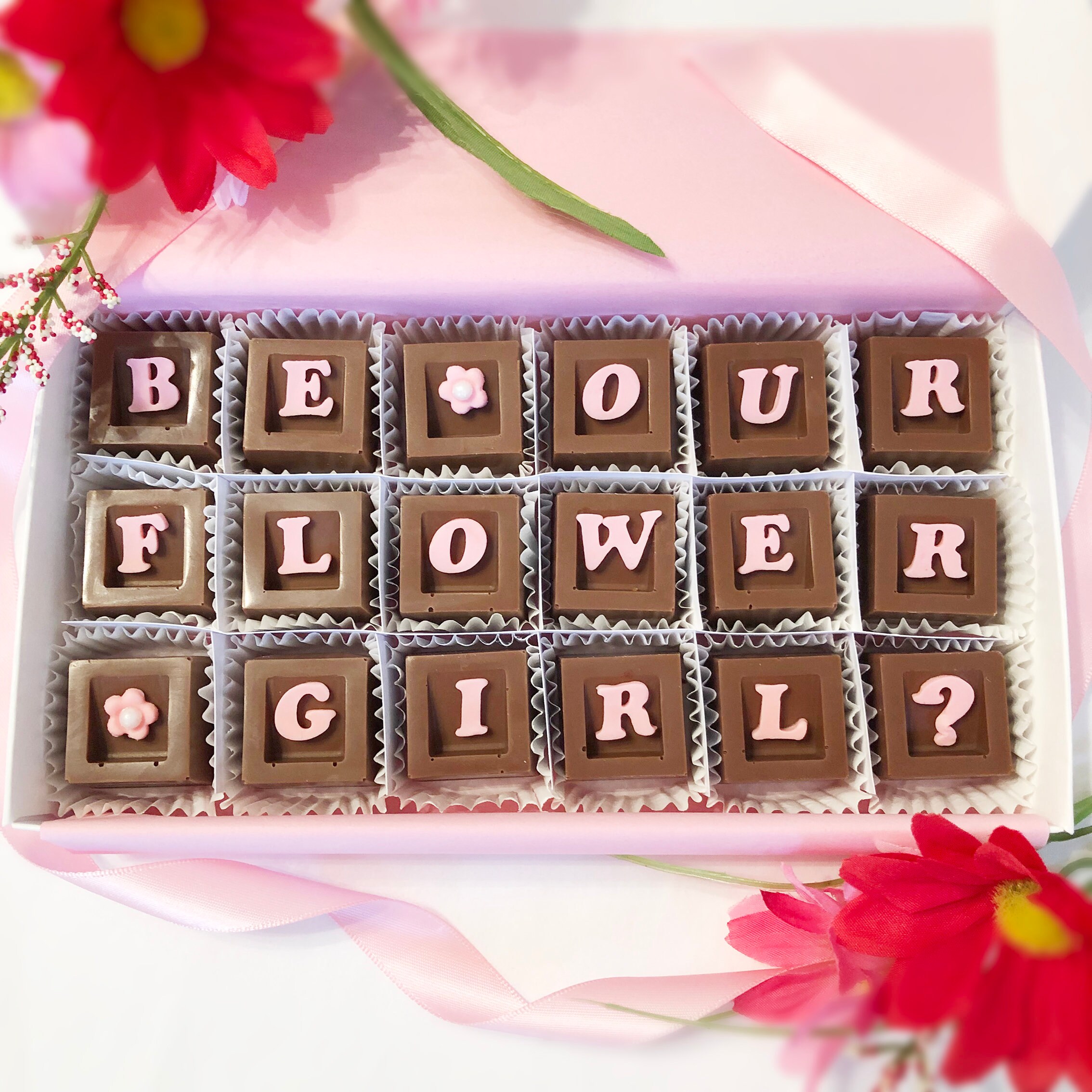 Flower Girl Proposal Chocolates Will You Be Our Flower Girl | Etsy