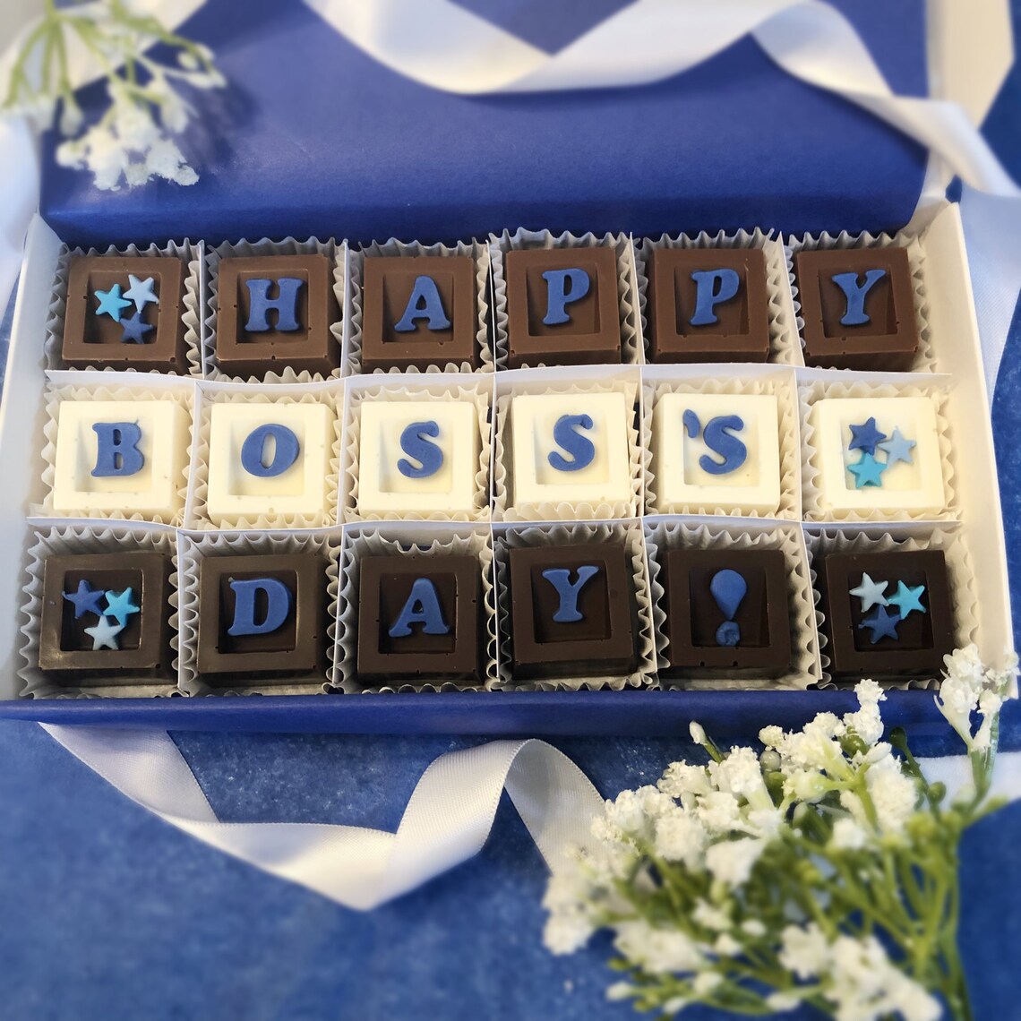 Boss's Day Chocolates Happy Boss Day Chocolates Gift - Etsy