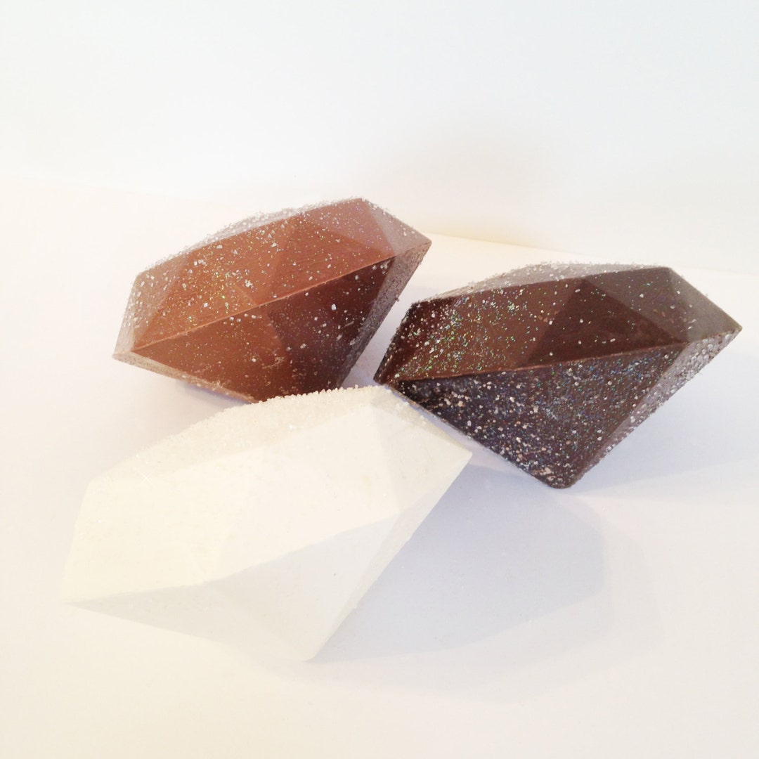 Diamond Shaped Chocolate - Diamond Chocolate - Giant Diamond Chocolate ...