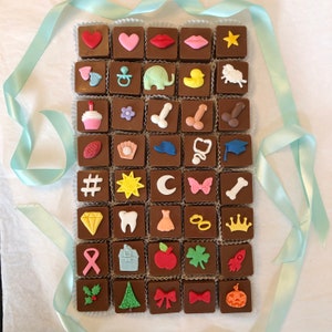 Personalized Words in Chocolate, Custom Chocolate Message or Phrase - Etsy