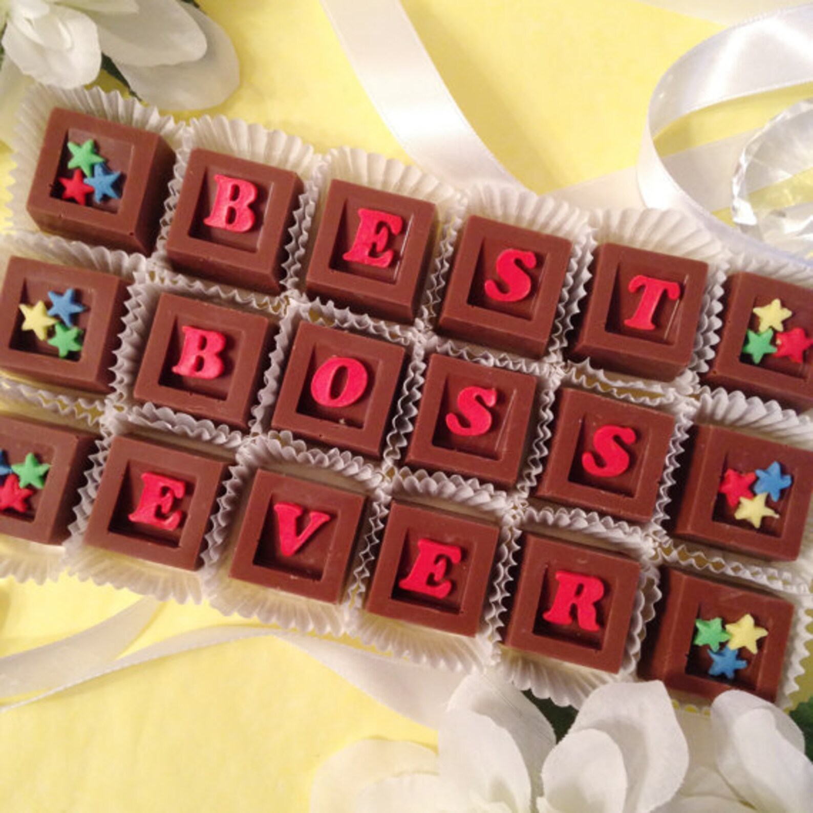 Best Boss Ever Chocolates Happy Boss's Day Chocolates - Etsy