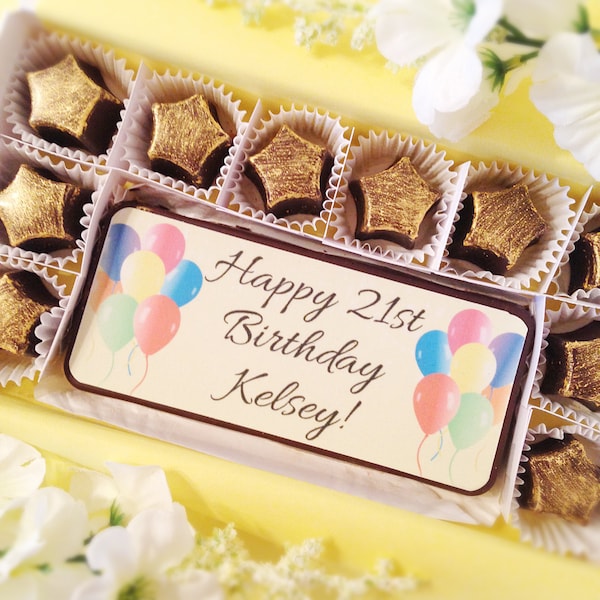 Personalized Chocolate Card - Etsy