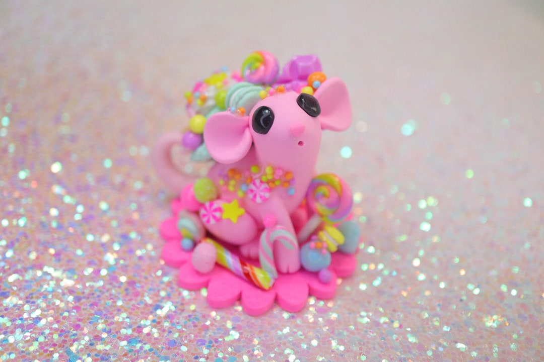 Rainbow Candy Mouse - Etsy