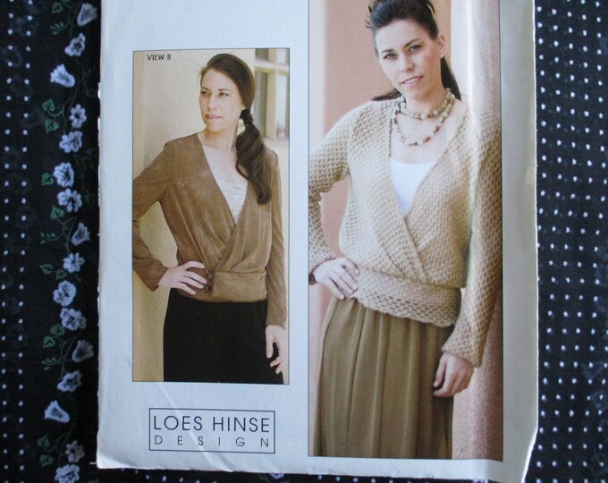 2000s Sewing Pattern Loes Hinse Design 5211 Bacall Sweater UNCUT Size ...
