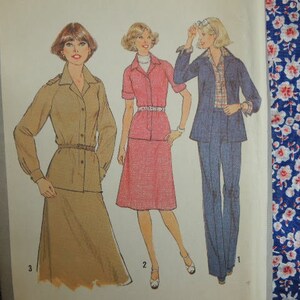 Vintage 1970s Simplicity Sewing Pattern 8291 Misses Shirt | Etsy