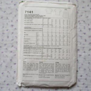 Vintage 1990s Simplicity Sewing Pattern 7141 Misses Top in Two Lengths ...