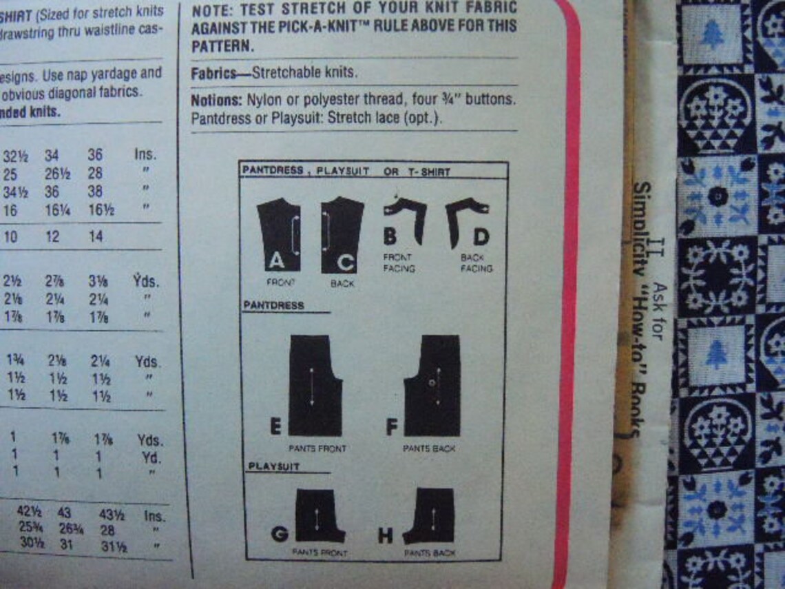 Vintage 1970s Simplicity Sewing Pattern 8061 Misses Jiffy Knit | Etsy