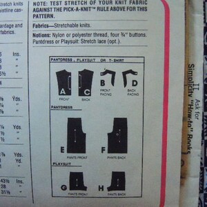 Vintage 1970s Simplicity Sewing Pattern 8061 Misses Jiffy Knit ...