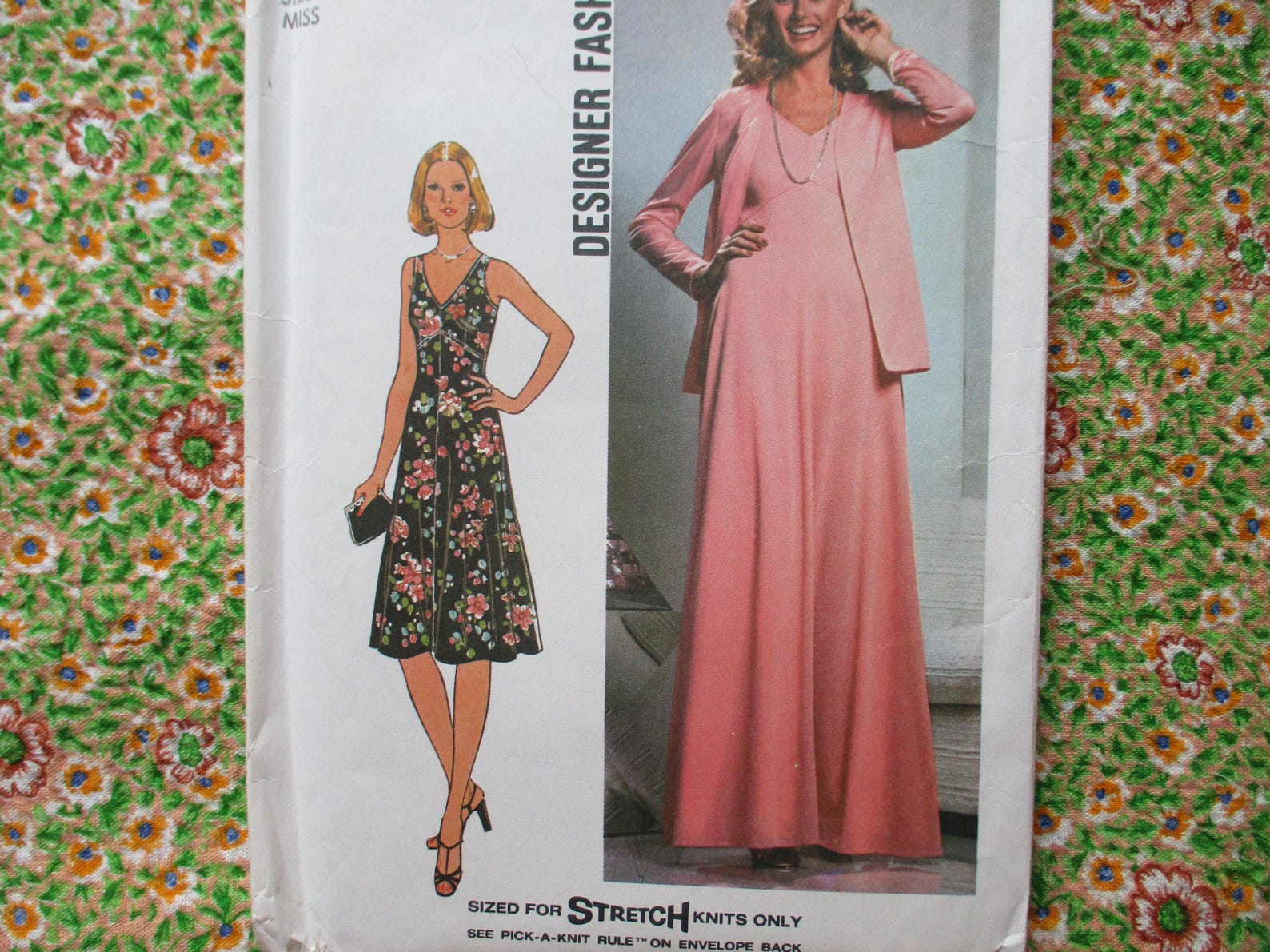 Vintage 1960s Simplicity Sewing Pattern 7793 Misses Pullover Dress in ...