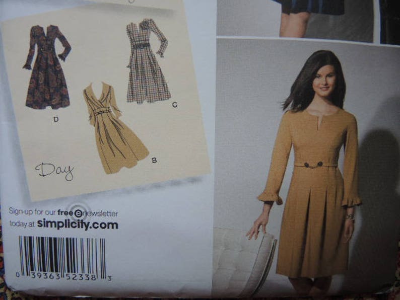 2000s Simplicity Sewing Pattern 2338 Misses Dress in Two - Etsy