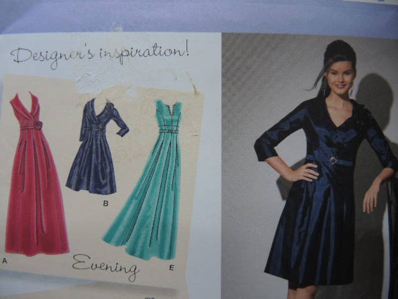 2000s Simplicity Sewing Pattern 2338 Misses Dress in Two - Etsy