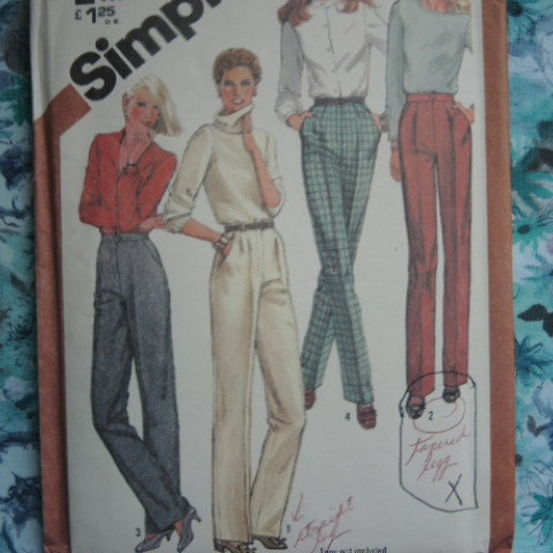 1980s Pants Pattern - Etsy