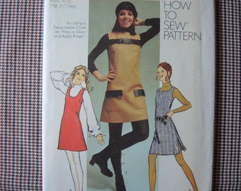 Vintage 1970s Mini-jumper With Three Necklines Pattern // Simplicity ...