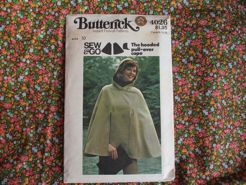Vintage 1970s Butterick Sewing Pattern 4026 Misses Sew and Go - Etsy