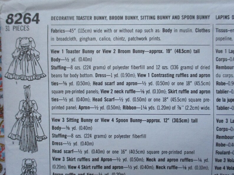 Vintage 1990s Simplicity Sewing Pattern 8264 UNCUT Decorative Toaster ...