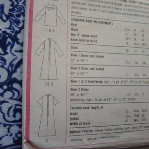 Vintage 1970s Simplicity Sewing Pattern 9160 Misses Dress and Unlined ...
