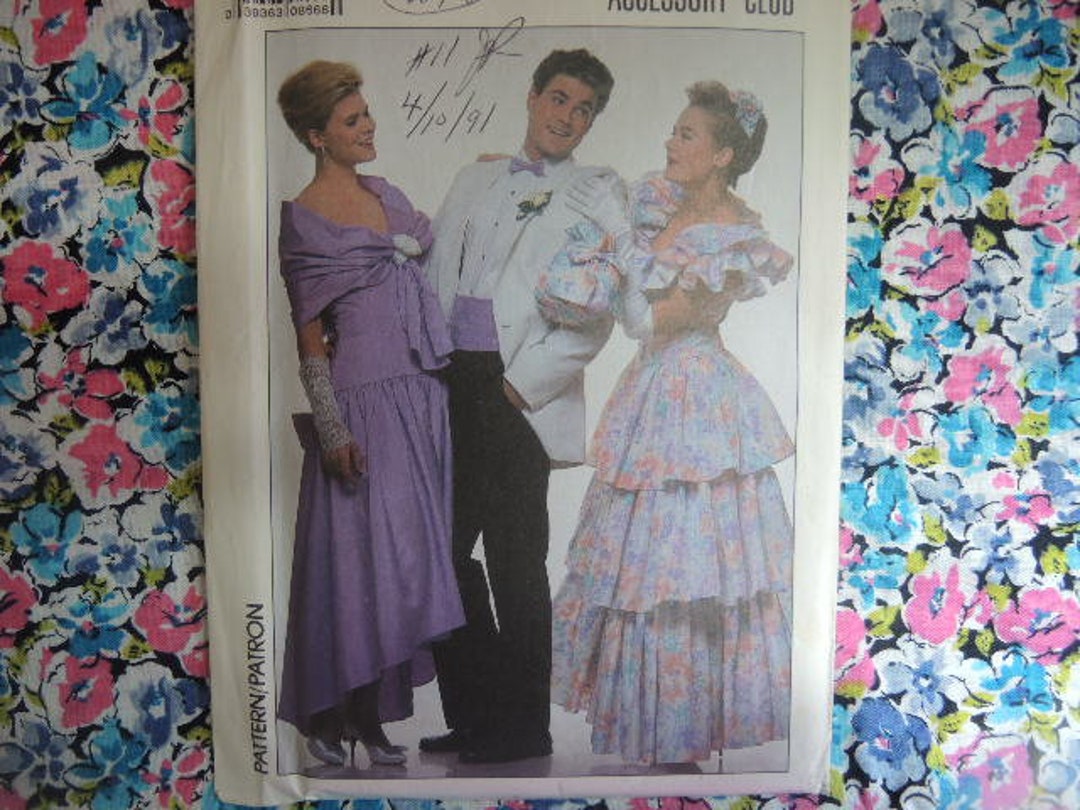 Vintage 1980s Simplicity Sewing Pattern 9083 Prom Accessories UNCUT ...