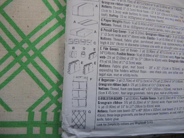 2000s Sewing Pattern Simplicity 9750 Home Office Accessories | Etsy