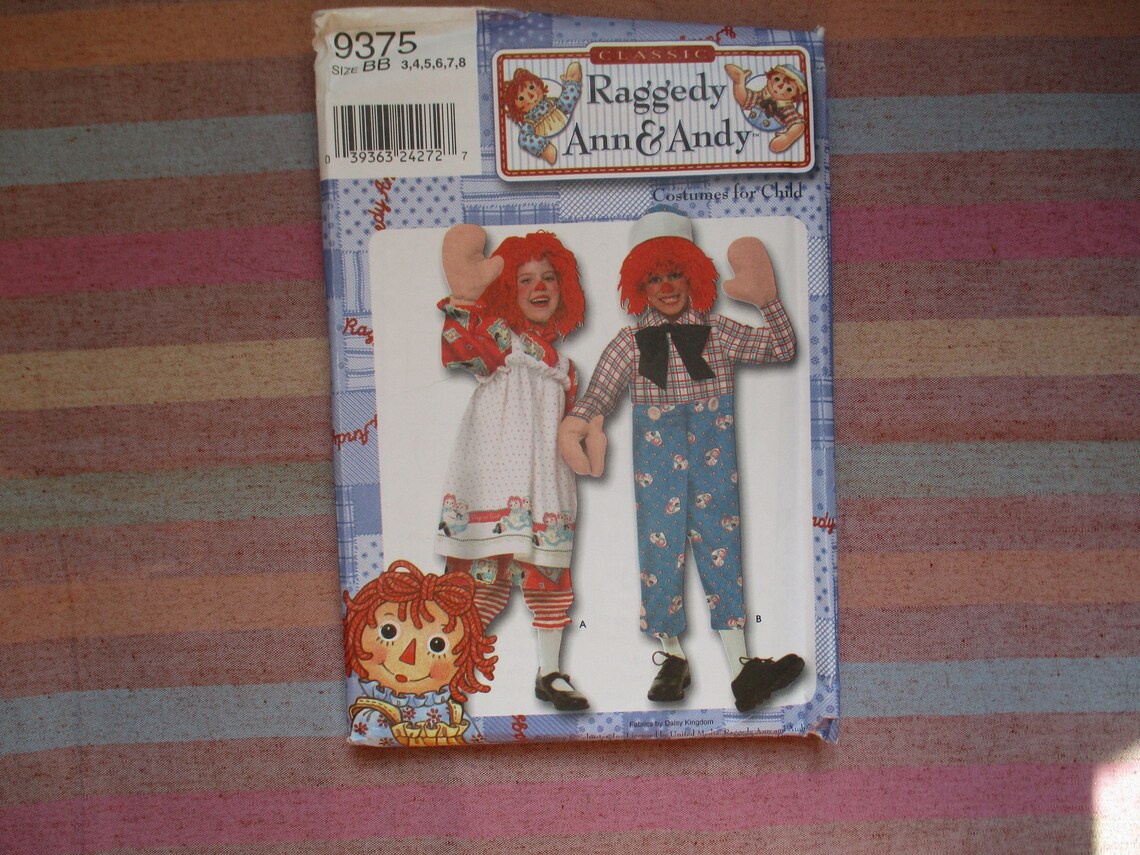 Vintage 2000s Simplicity Sewing Pattern 9375 Childs Halloween - Etsy